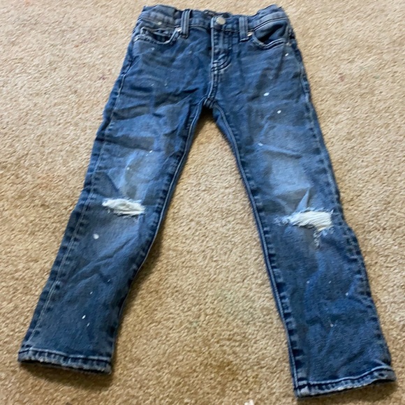 Bottoms | Paint Splatter Jeans | Poshmark